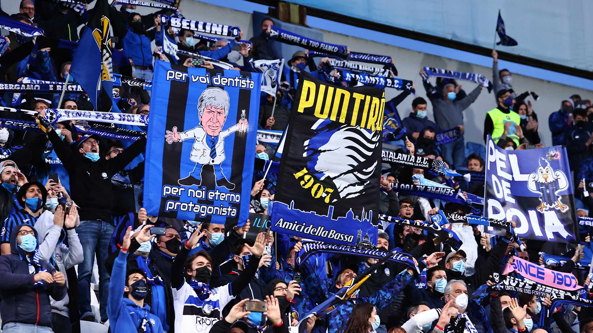 Our fans at the stadium, finally! | Atalanta