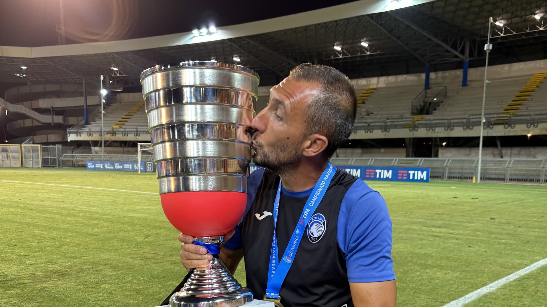 U16s: coach Gambirasio’s interview following the Scudetto win | Atalanta