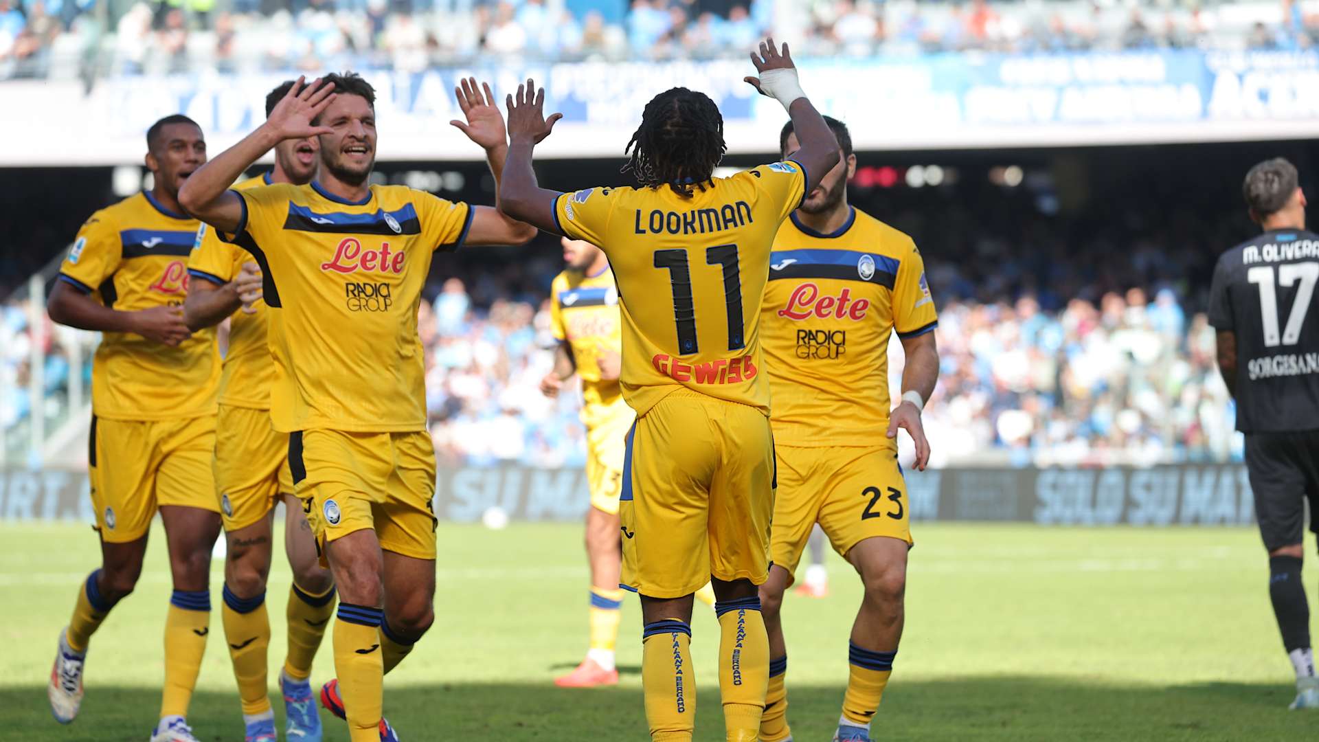 Doppio Lookman più Retegui, e I’Atalanta vince 3-0 a Napoli | Atalanta